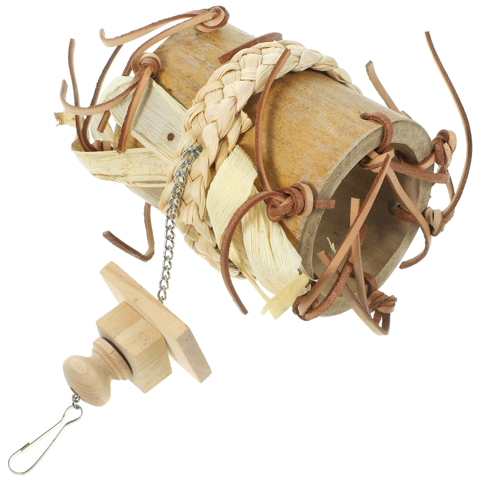 Parrot Chew Toy Wooden Playset Trains Parrot Chewing Toy Bird Chew Toy ...