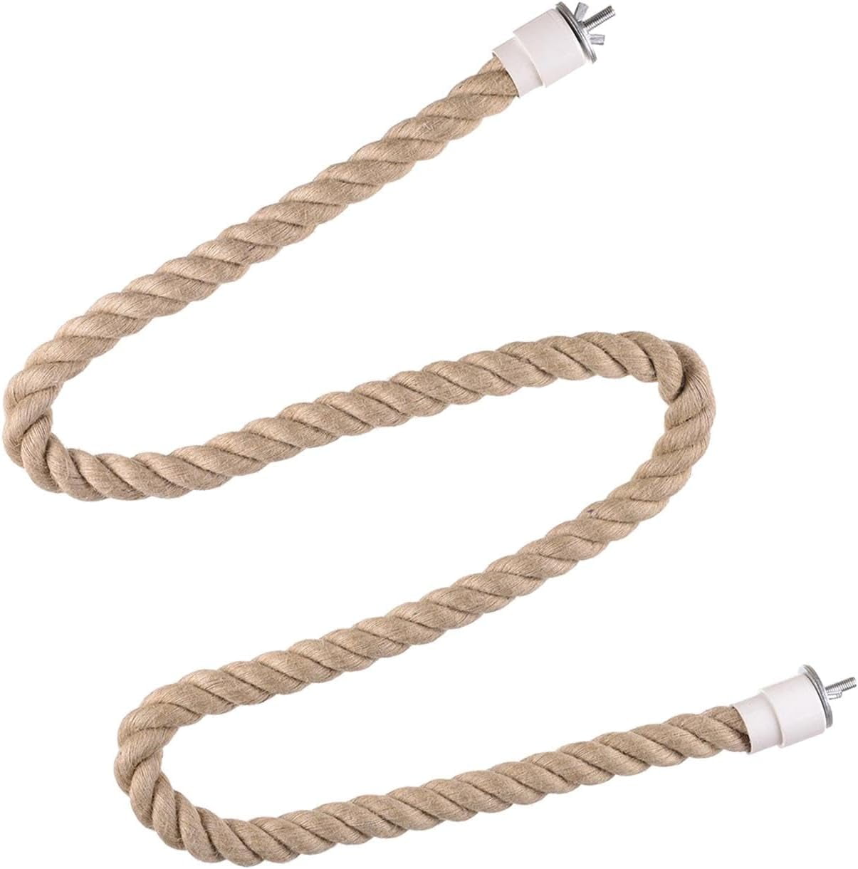 Parrot Climbing Rope Bird Perch Stand Hanging Birds Supplies Bird Rope ...