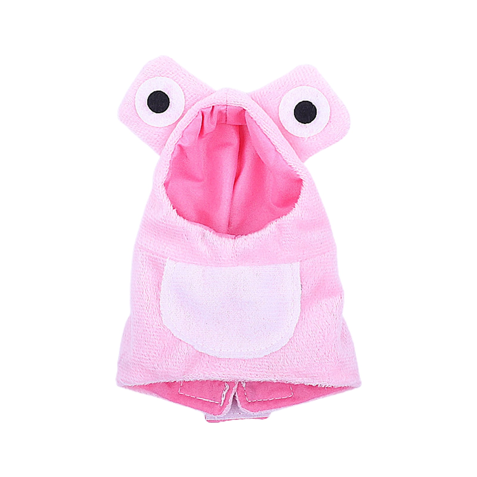 Parrot Clothes Creative Frog Shaped Bird Costume Winter Warm Hooded Pet ...
