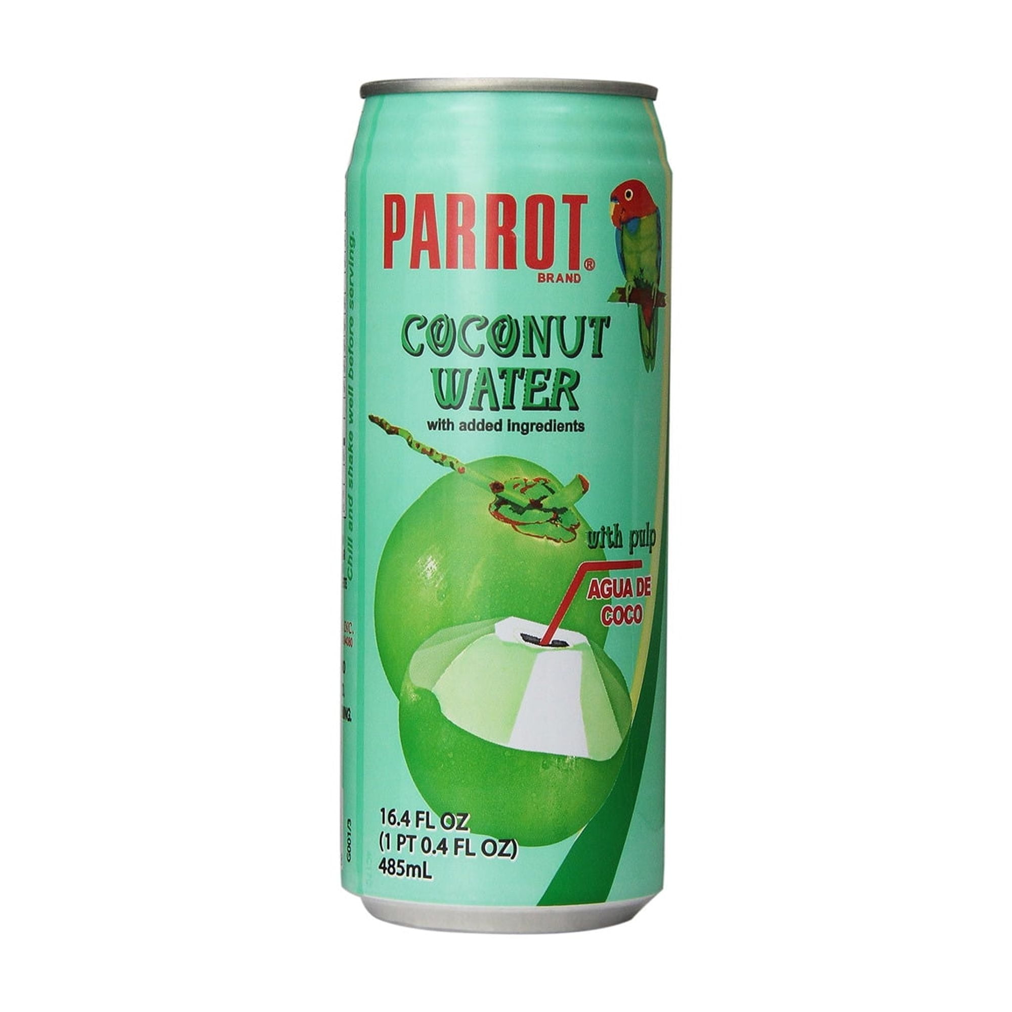 Parrot Coconut Water with Pulp 16.9 fl oz (Pack of 4) - Walmart.com