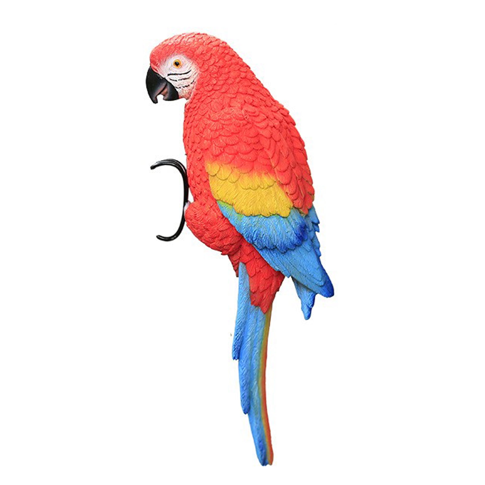 Parrot Decor Resin Flower Pot Hugger For Planters Realistic Parrot ...