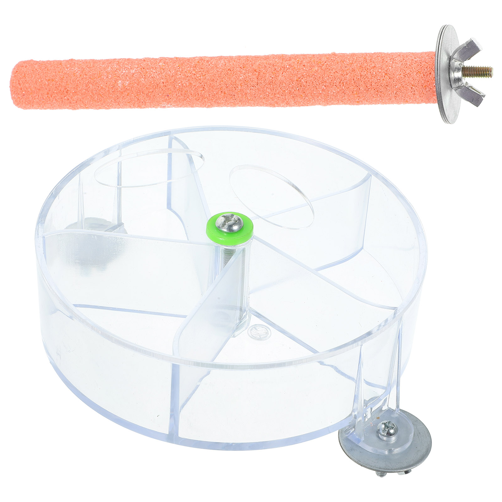 Parrot Feeder Bird Cage Toy Puzzle Toys Bite Grid Acrylic - Walmart.com