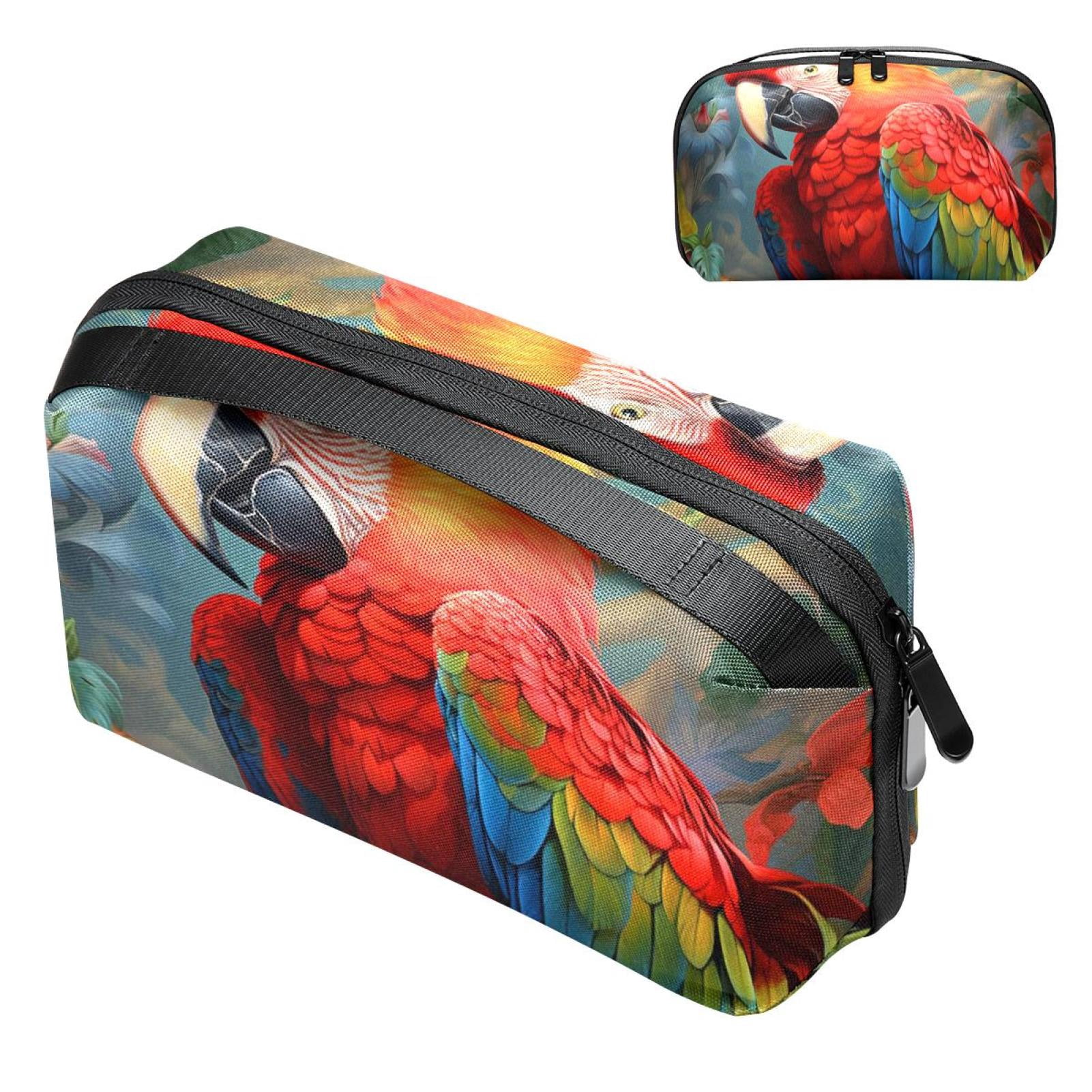 Parrot Hard Drive Case Travel Bag Cord Charger Organizer for Purse ...