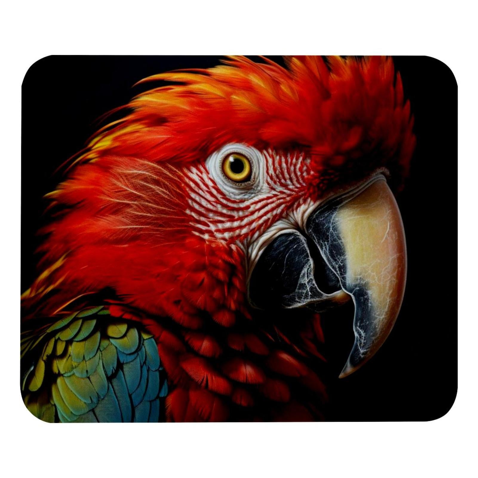 Parrot Mouse Pad for Wireless Mouse Home Office Desk Laptop with Rubber ...