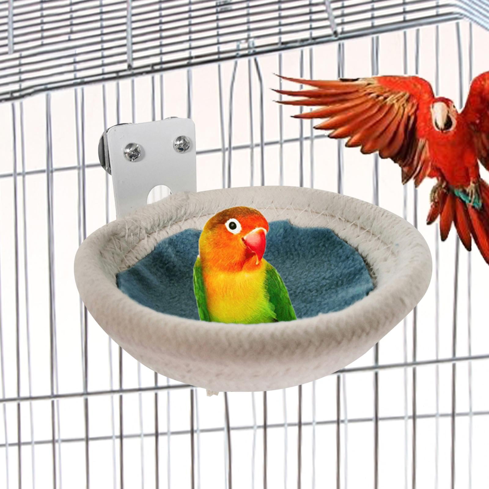 Parrot Nest Bed Birds Cage House Hatching Small Bird Cage Nest Hemp ...