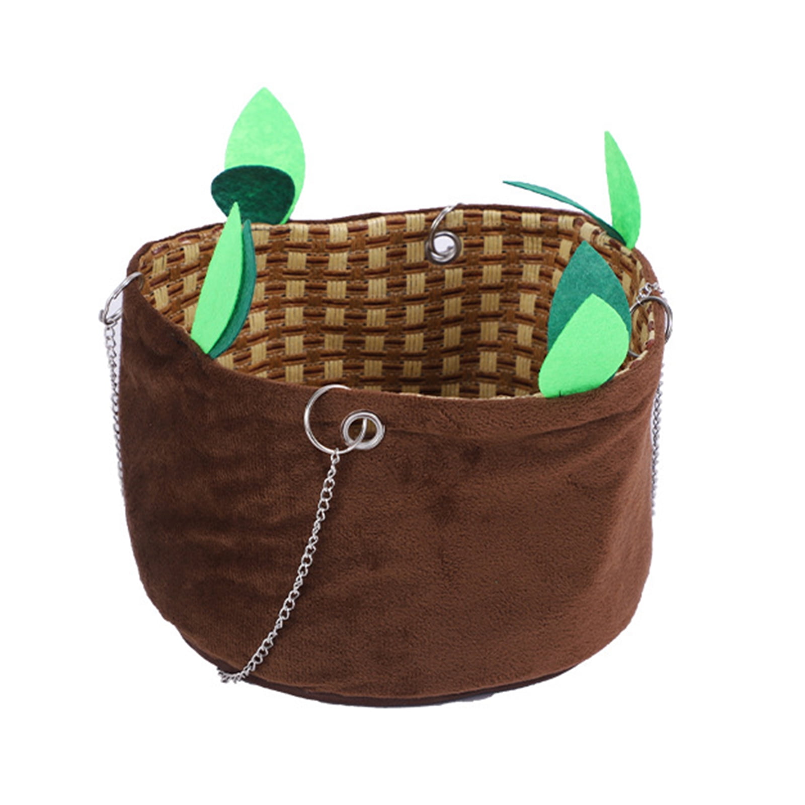Parrot Nest Plush Snuggle Hut Small Warm Swing Bed Bird Hanging Hammock ...