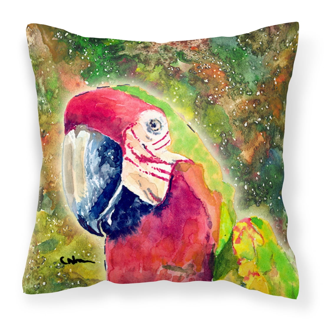 Parrot Parrot Head Fabric Decorative Pillow - Walmart.com