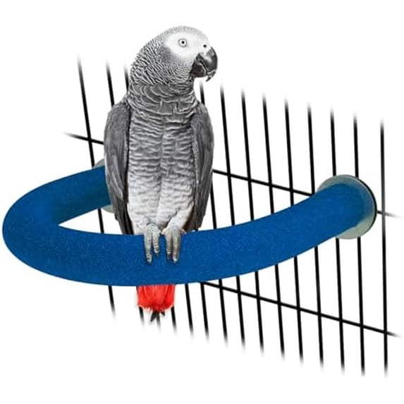 Parrot Perch Rough-surfaced - Quartz Sands Bird Cage Perches for Medium ...