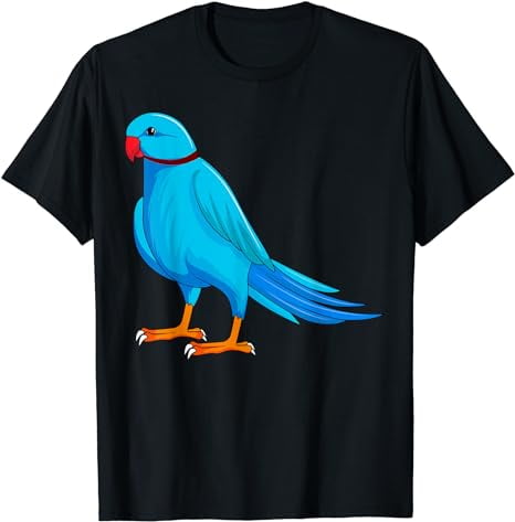 Parrot Ringneck Parakeet Tiel Quarrion Cockatoo Cage Bird T-Shirt ...