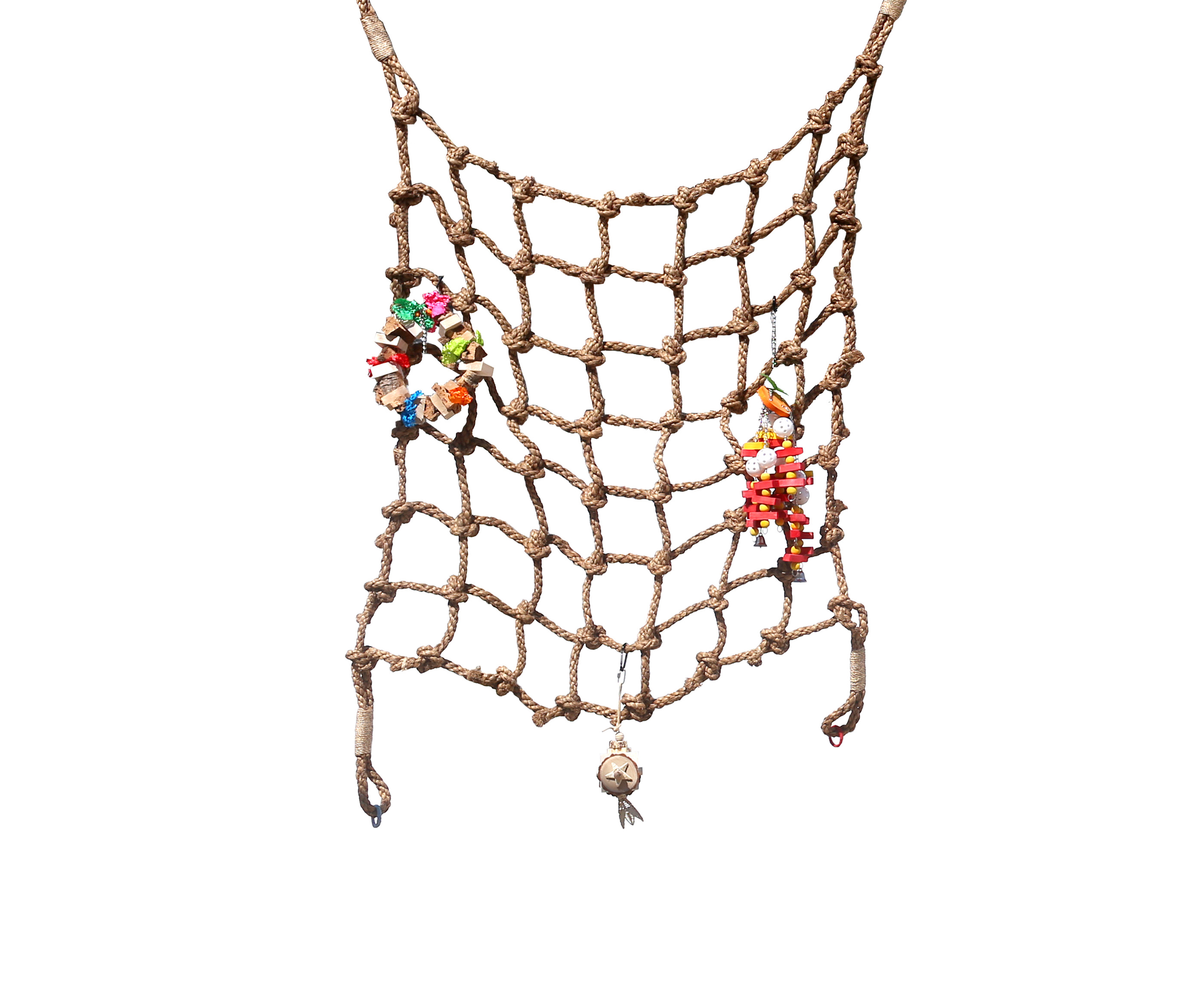 Parrot Rope Climbing Net 4x4ft Large - Walmart.com