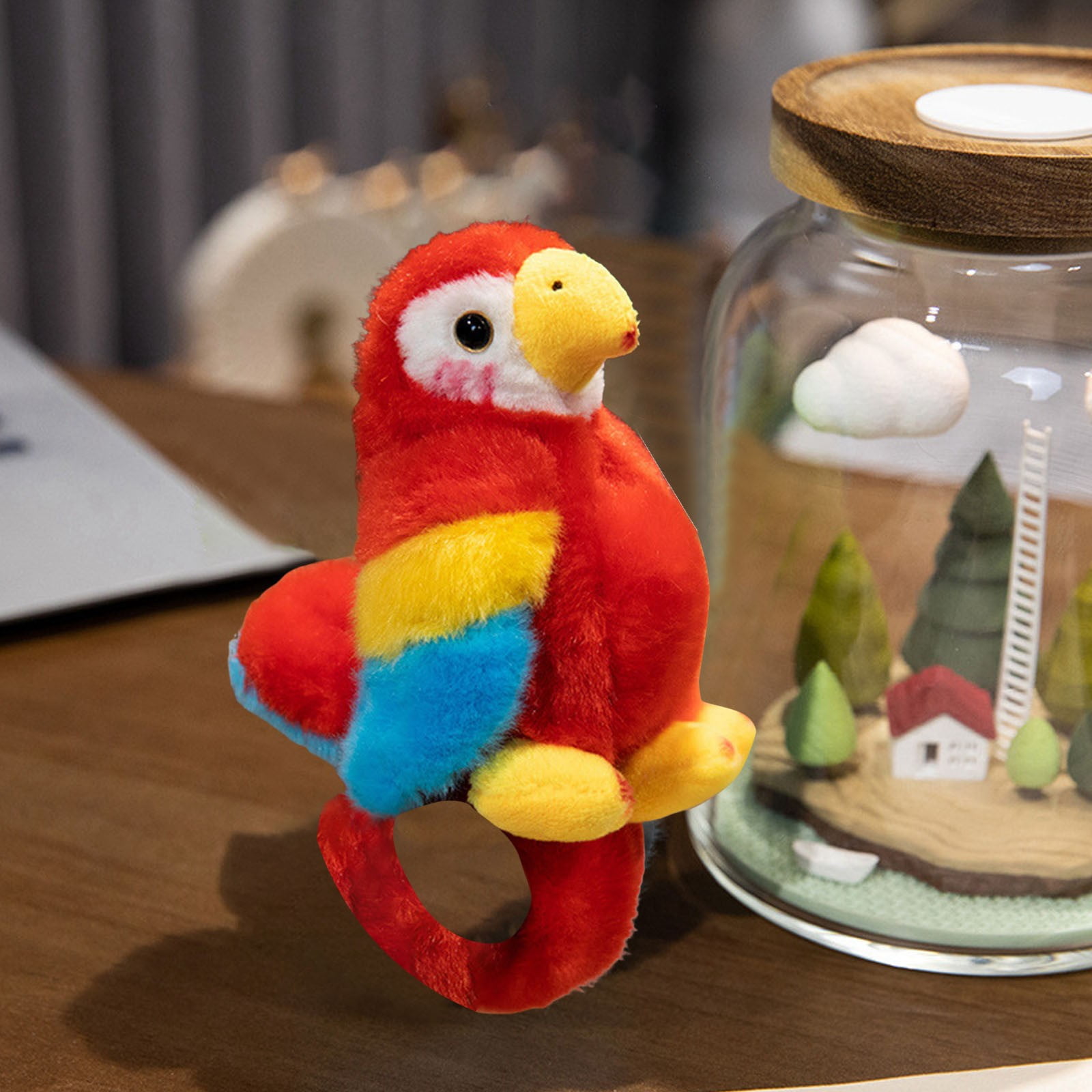 Parrot Slap Bracelet Wild Republic Huggers Parrot Plush Toy Slap ...