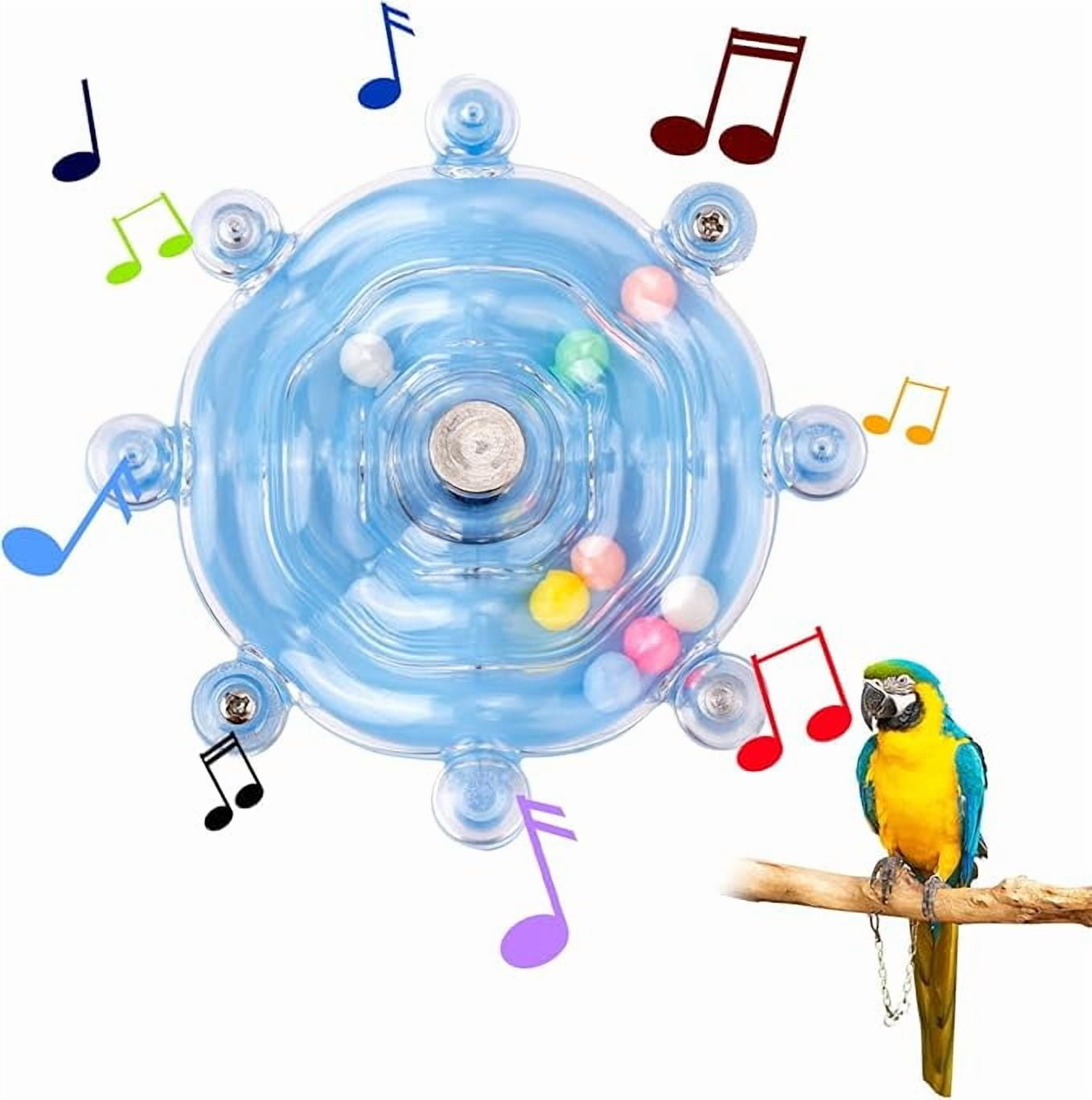 Parrot Spinner Toy, Medium Small Funny Parakeet Conures Toy Interactive ...