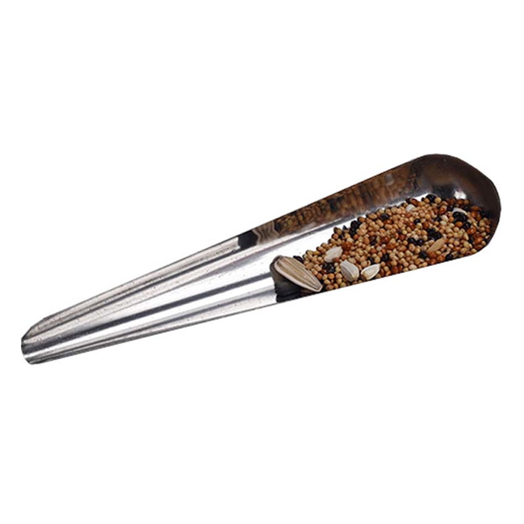 Parrot Stainless Steel Feeding Spoon Chicken Feed Metal Scoop for Bird ...