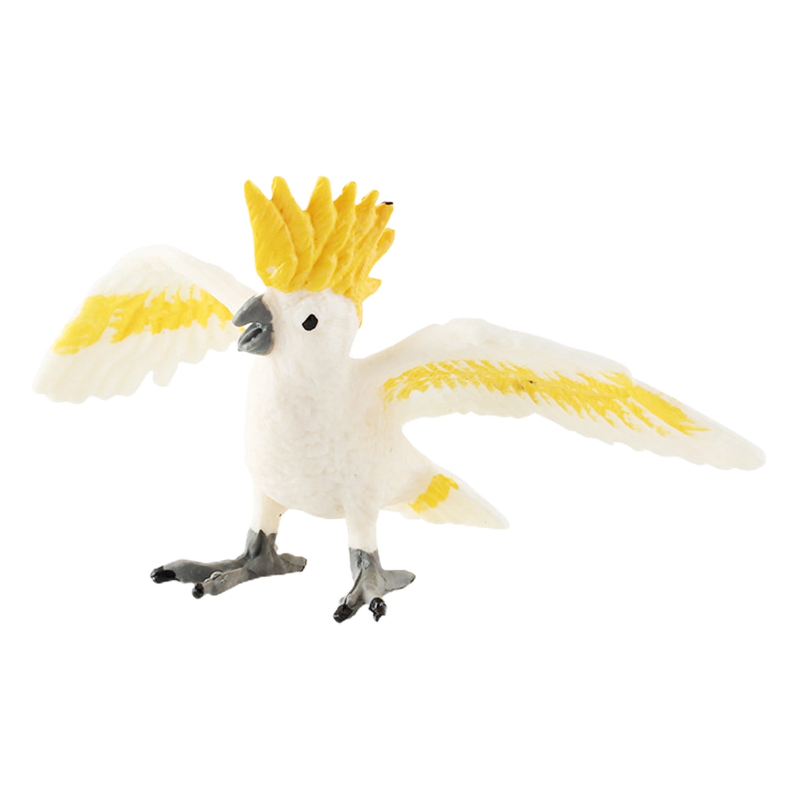 Parrot Statue Model Simulated Cockatiel Parakeet Lovely Solid Model ...