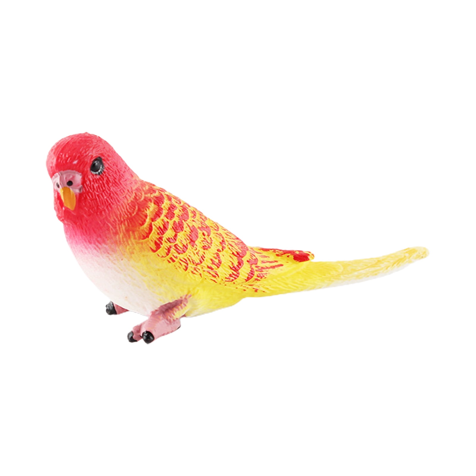 Parrot Statue Model Simulated Cockatiel Parakeet Lovely Solid Model ...