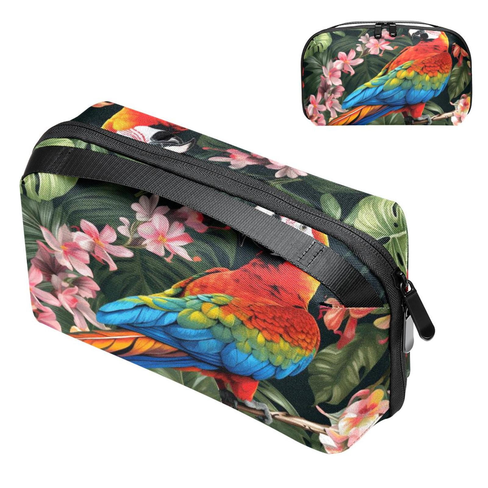 Parrot Travel Case USB Organizer Leather Cord Organizer Cable Clips ...