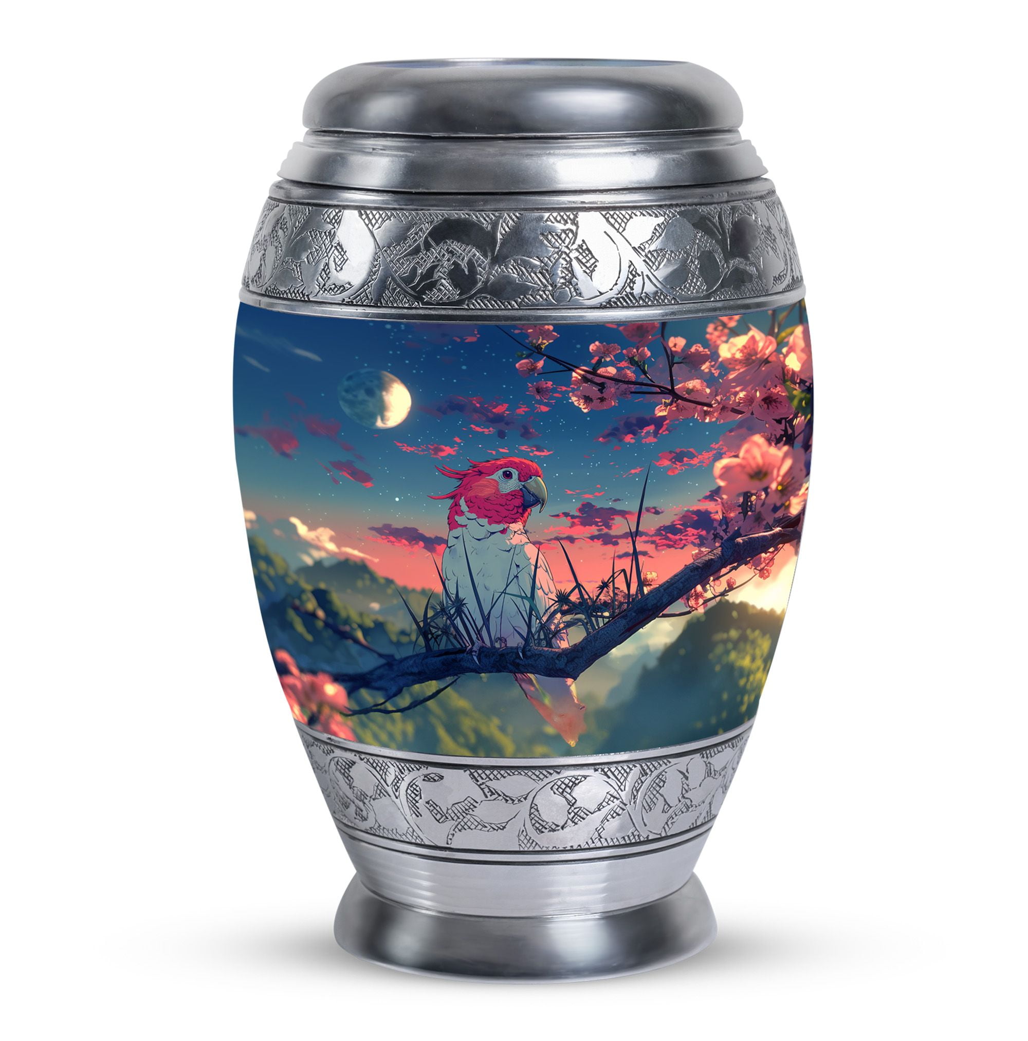 Parrot Twilight Avian Muse - Ashes Urn Adult - Miniature Memorial Urn ...