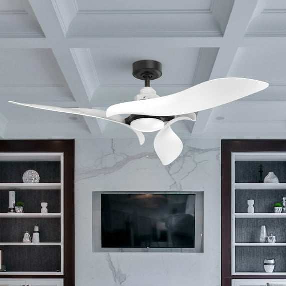 Parrot Uncle 54" Propeller Ceiling Fan with Remote and LED Light ...