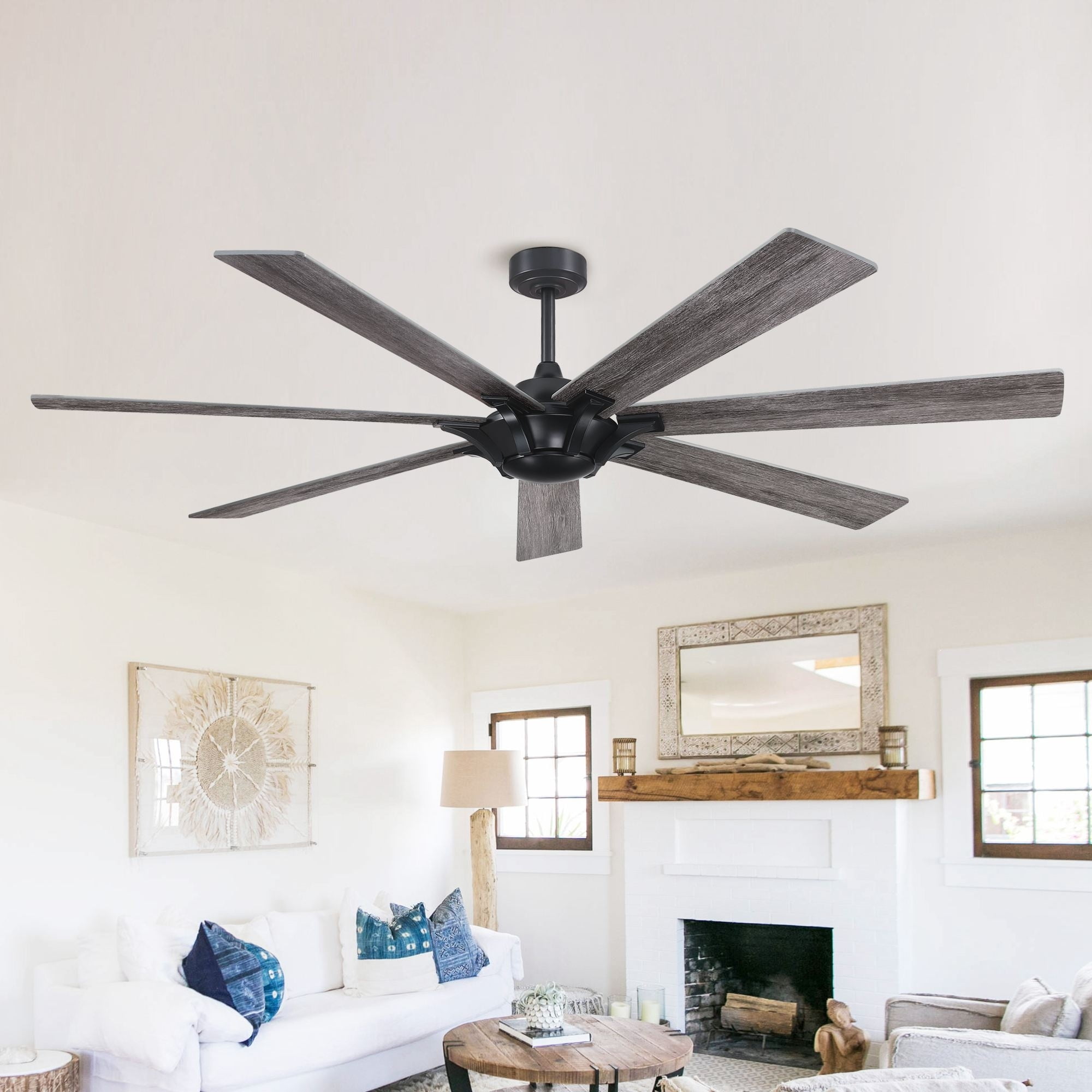 Parrot Uncle 72-inch Rustic Windmill Fixtures Indoor, Farmhouse ...