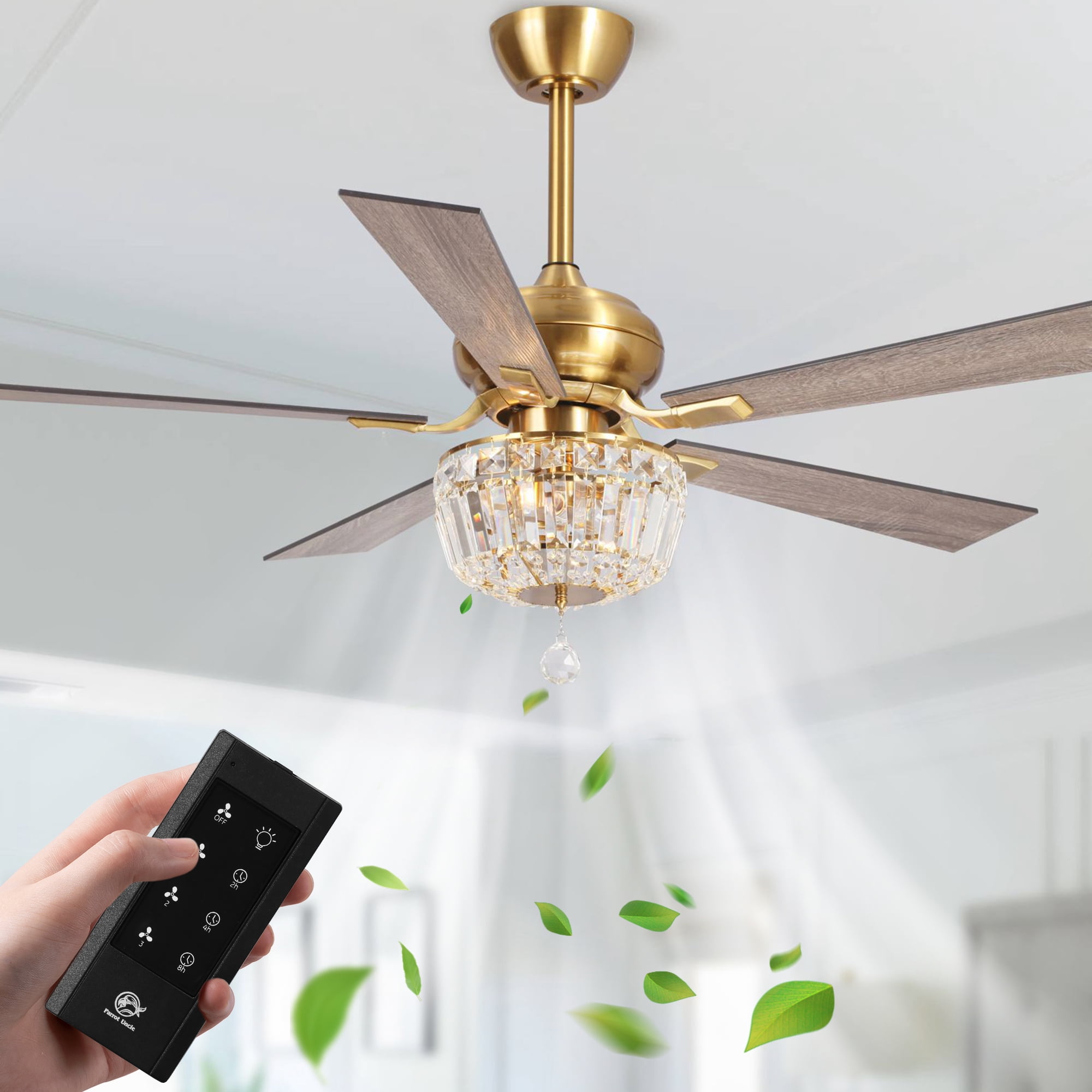 Parrot Uncle Ceiling Fan with Light Remote,52 inch Philippines | Ubuy