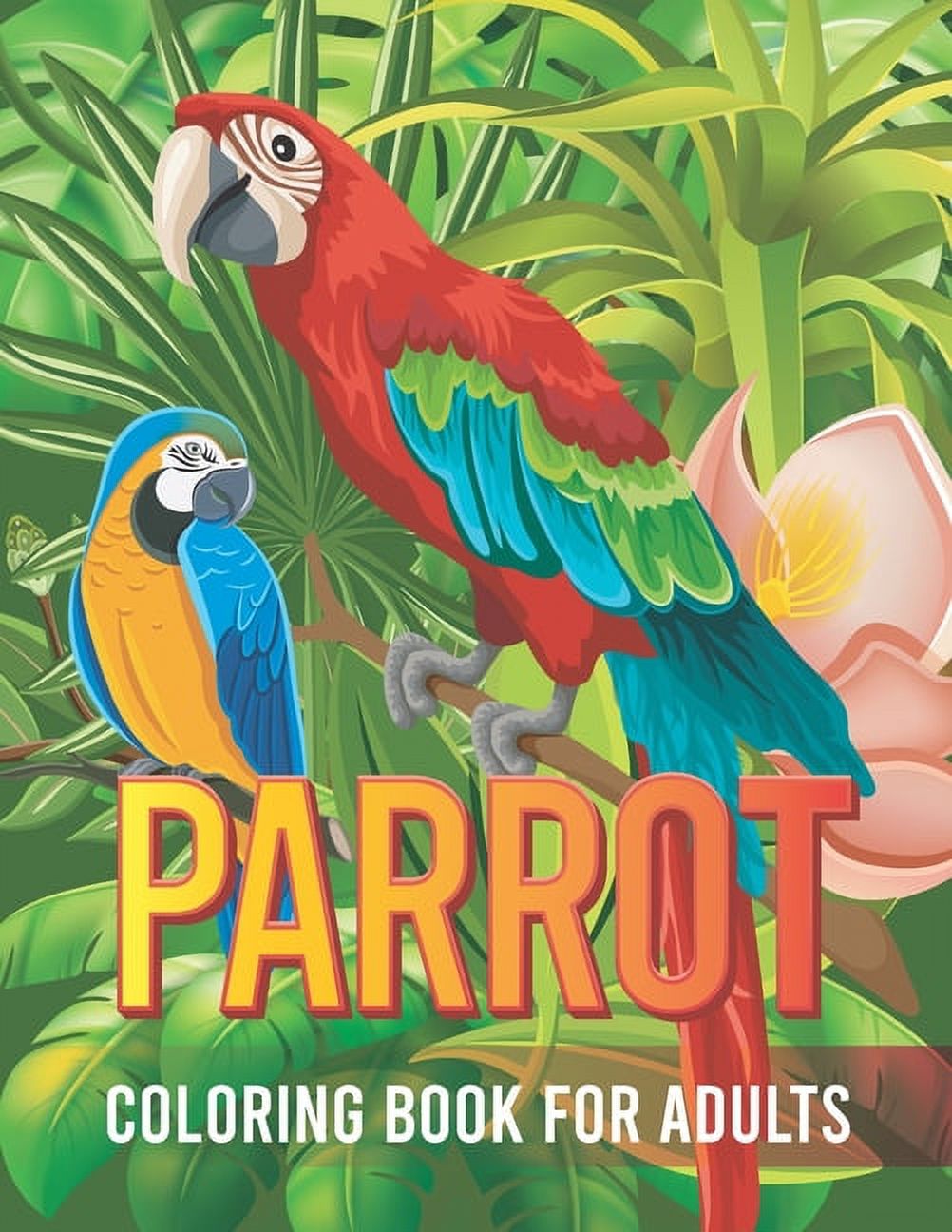 Parrot coloring book for adults: Relieving Designs to Color, adults ...