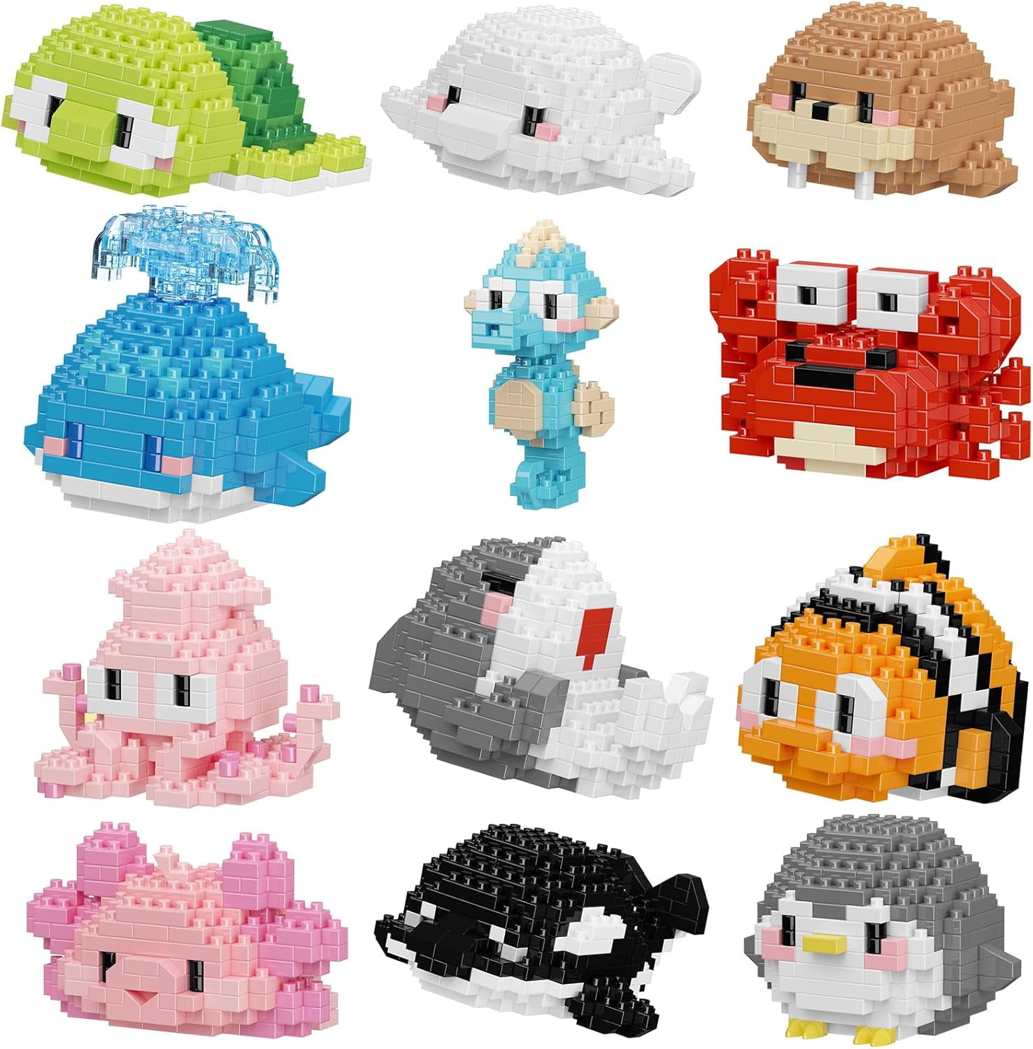 Parrots Micro Mini Building Block Sets Birthday Gift for Kids, Animals ...