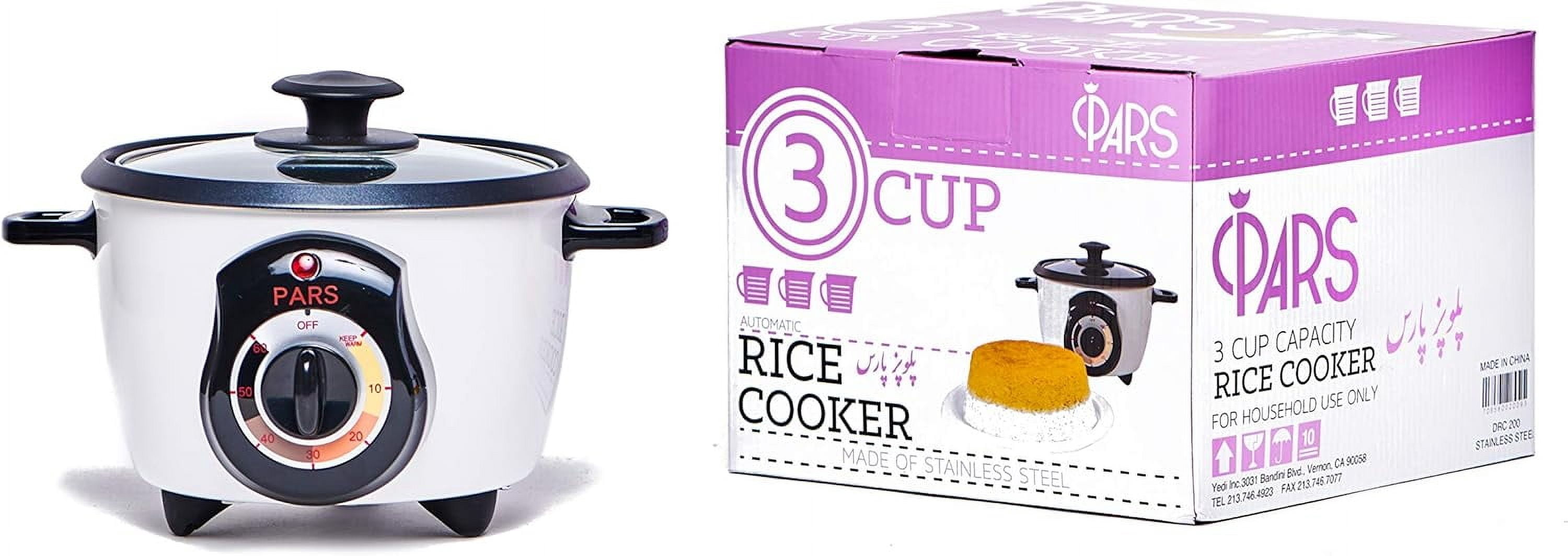 Pars Automatic Persian Rice Cooker - Tahdig Rice Maker Perfect Rice ...