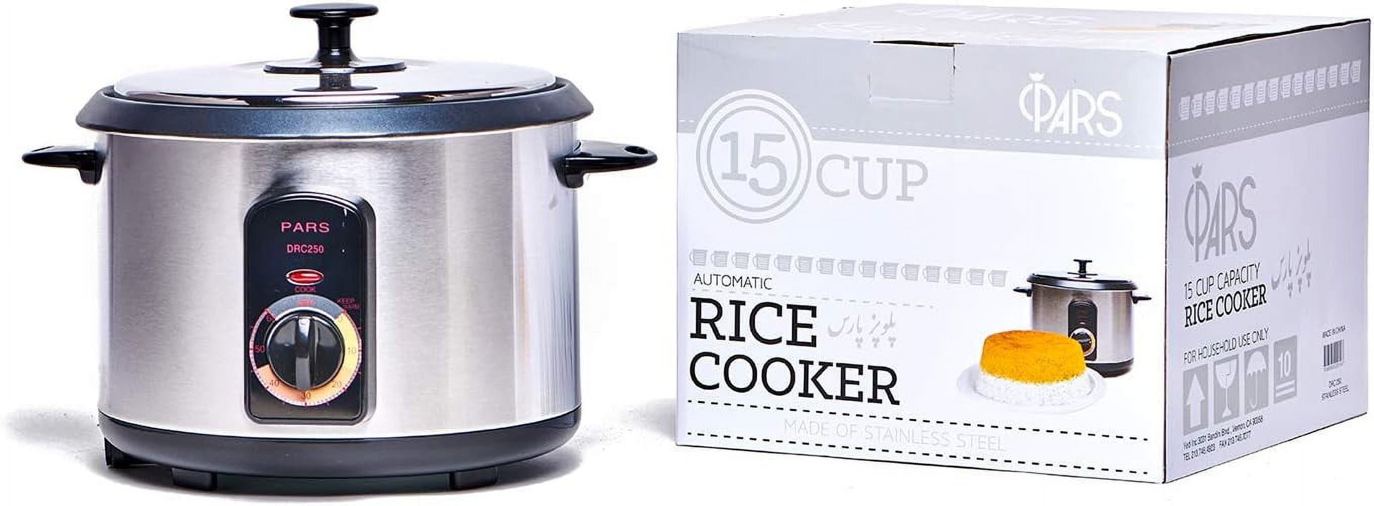 Pars Automatic Persian Rice Cooker - Tahdig Rice Maker Perfect Rice ...