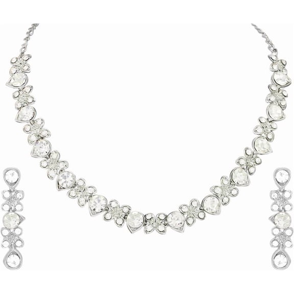 Parshwa Creations Exquisite Indian Bollywood Wedding Silver Plated ...