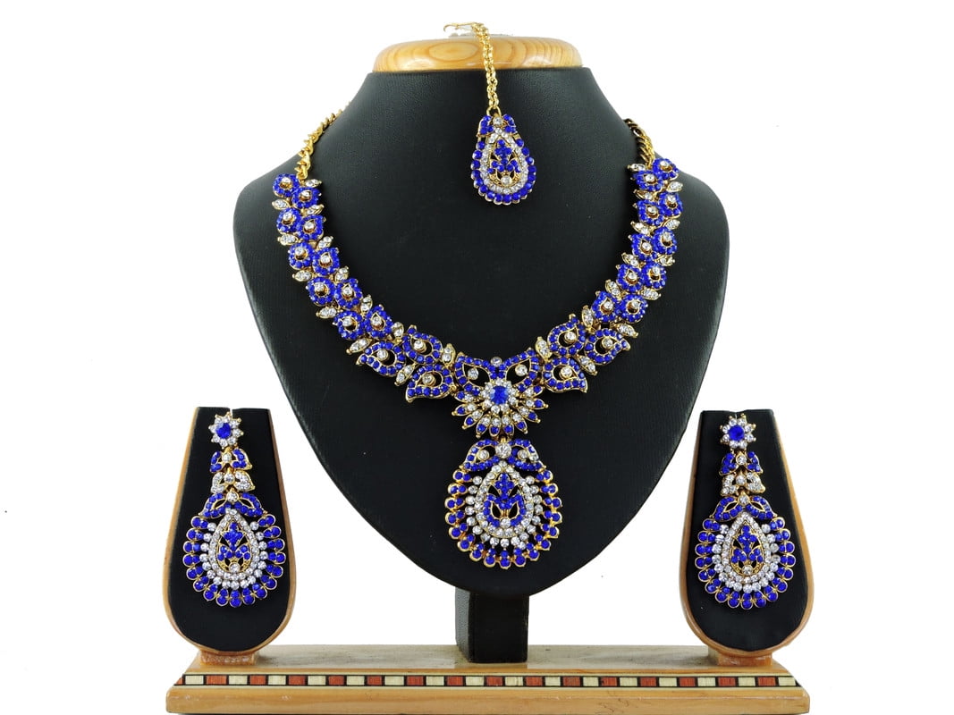 Parshwa Creations Indian Bollywood Style Fashion Gold Plated Wedding ...