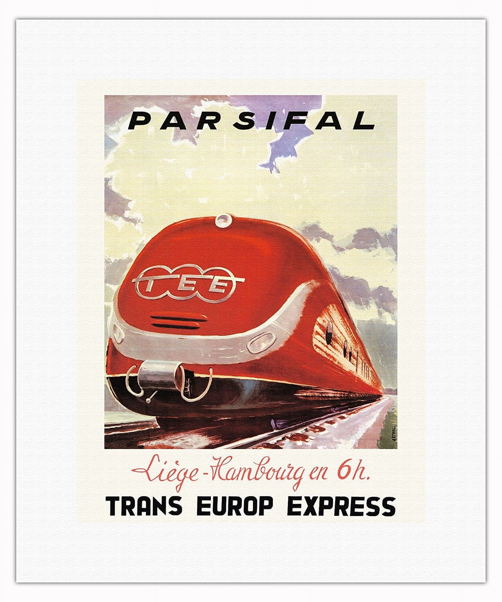 Parsifal - Trans Europe Express - Railways Trains - Vintage Railroad ...
