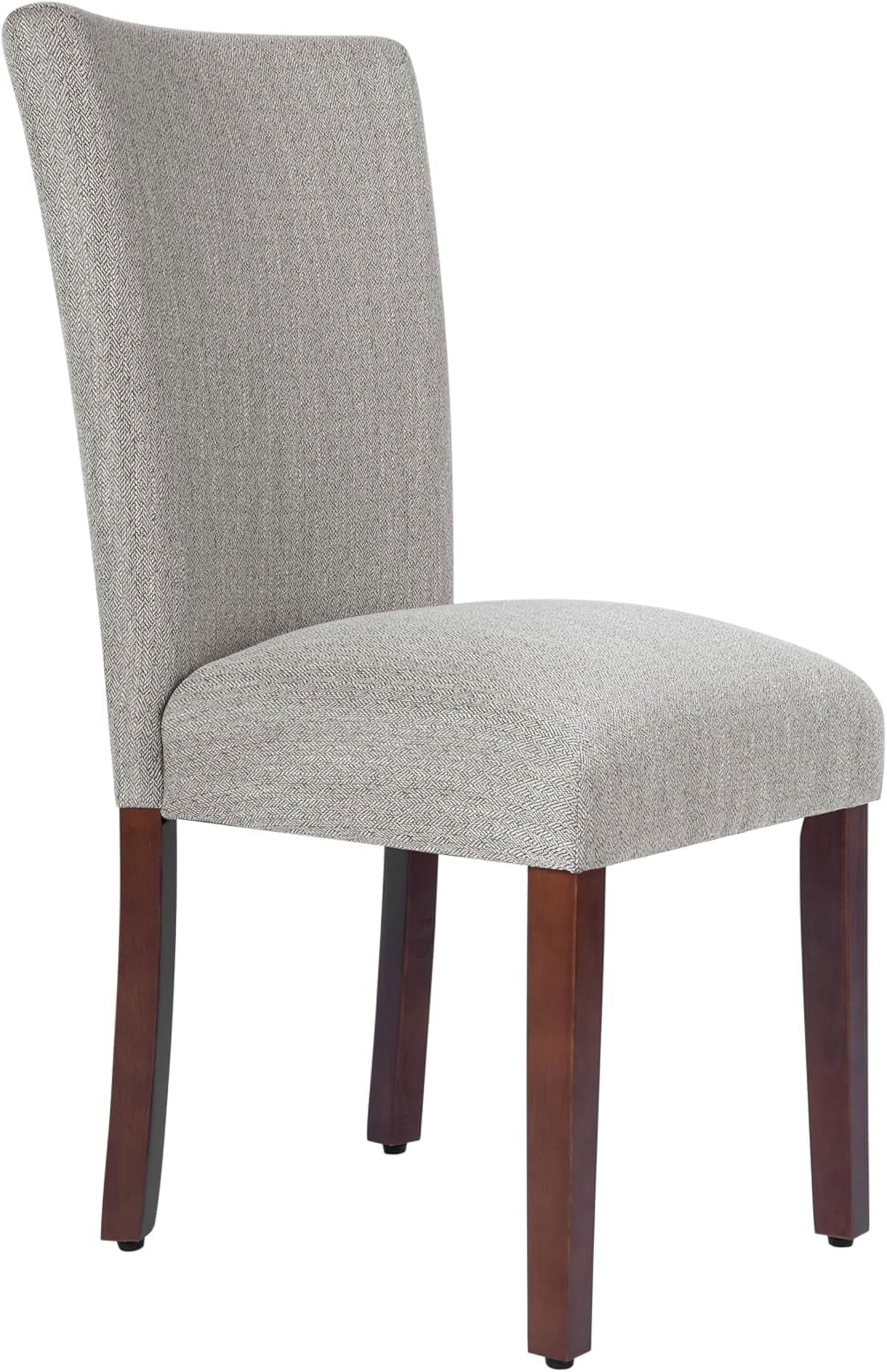 Parsons Classic Upholstered Accent Dining Chair, Single Pack, Light ...