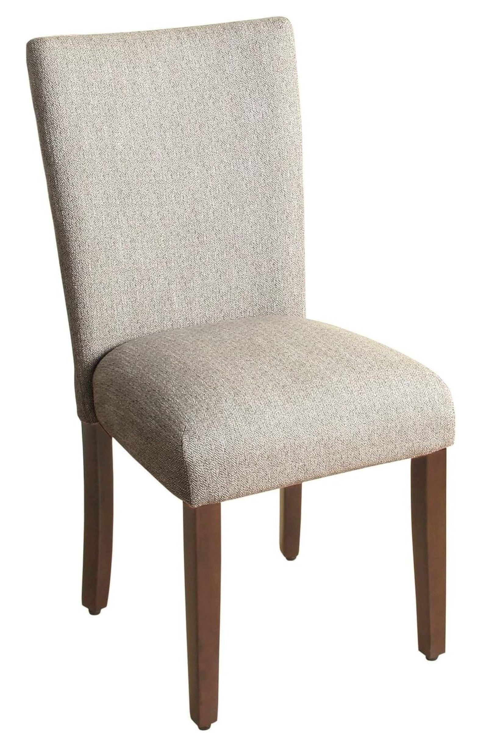 Parsons Classic Upholstered Accent Dining Chair, Single Pack, Light ...