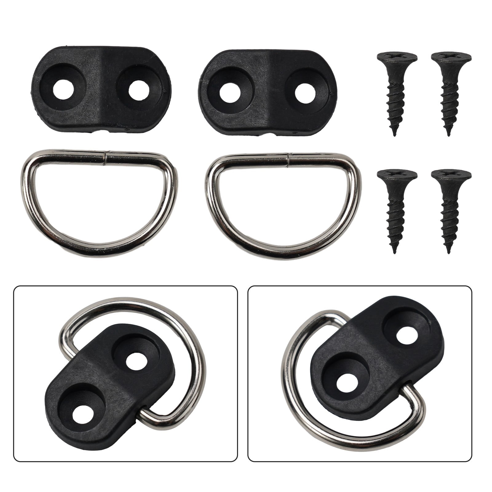 Part Fixings Clips Cargo Net Tie Down Hook Trunk Boot 2X Accessories ...