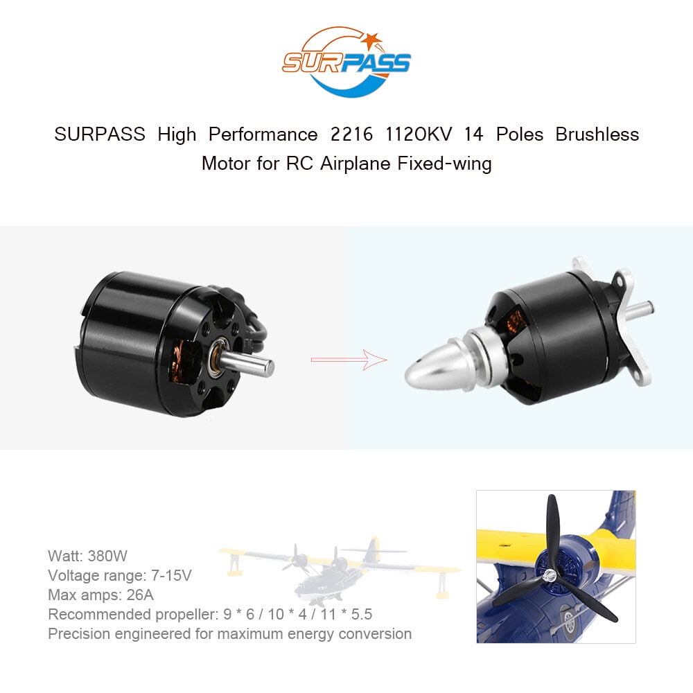 Part,Poles Motor 2216 1120kv 14 Poles Motor Plane Motor C2216 Plane ...