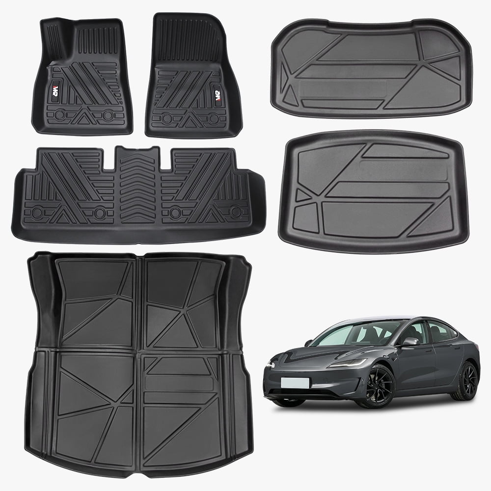 This Is Only a Part of the Product, All-Weather TPE Floor Mats for ...