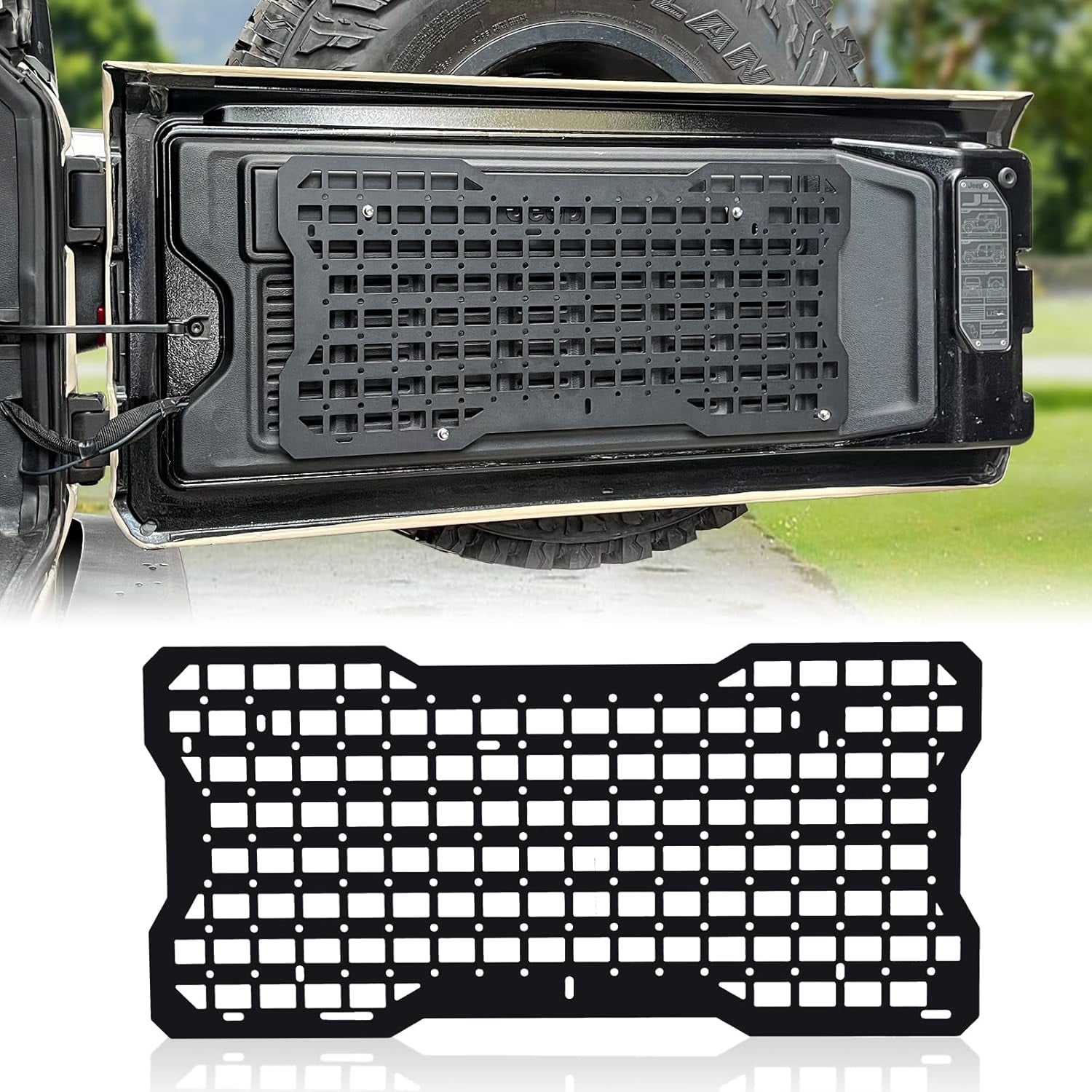 This Is Only a Part of the Product, Tailgate Tactical Panel for Wrangler Tailgate Tool Kit ...