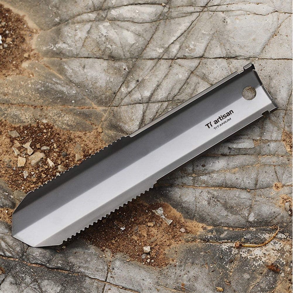 Part Shovel Titanium Trowel Useful Camping Corrosion-Resistant Curved ...