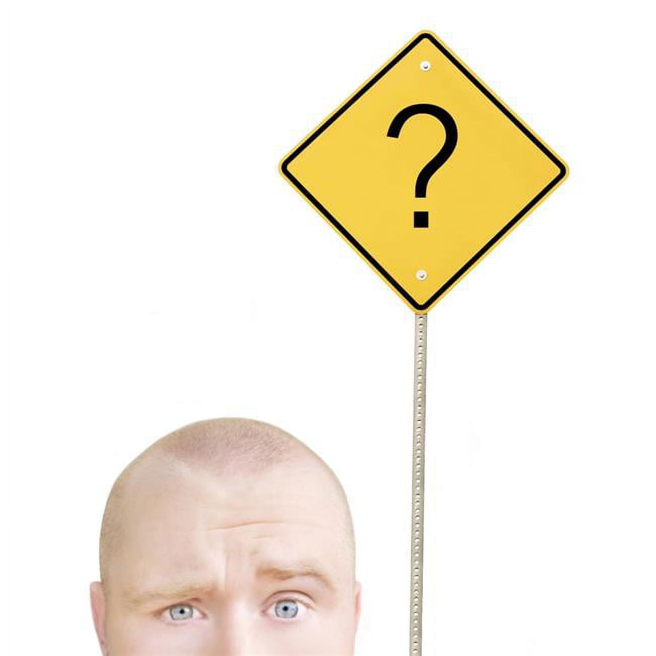 Part of A Mans Head & A Sign Poster Print by Chris & Kate Knorr - 26 x 34 - Large - Walmart.com