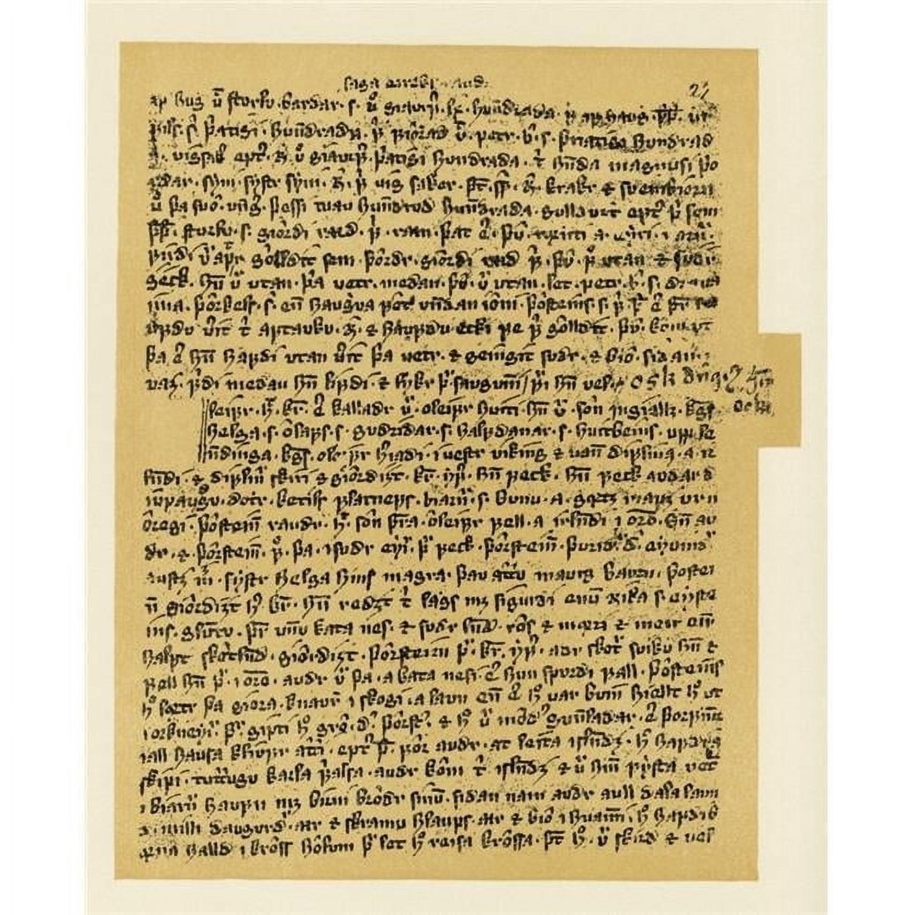 Part of The Saga of Eric The Red After An Original Icelandic Manuscript ...