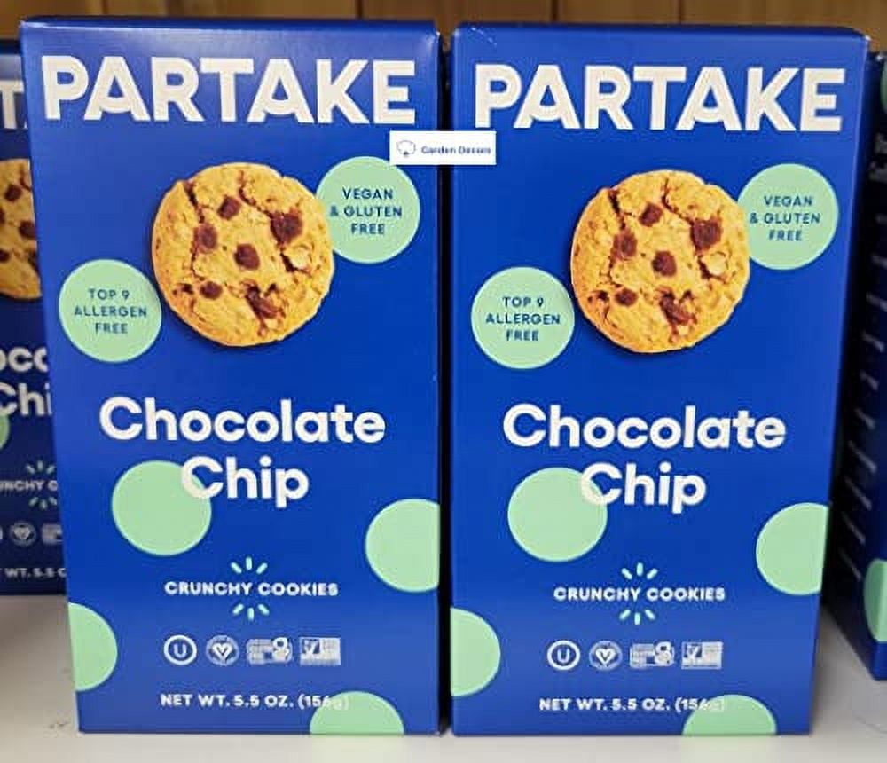 Partake Chip Crunchy Cookies 5.5Oz 156G (Two Boxes) - Walmart.com