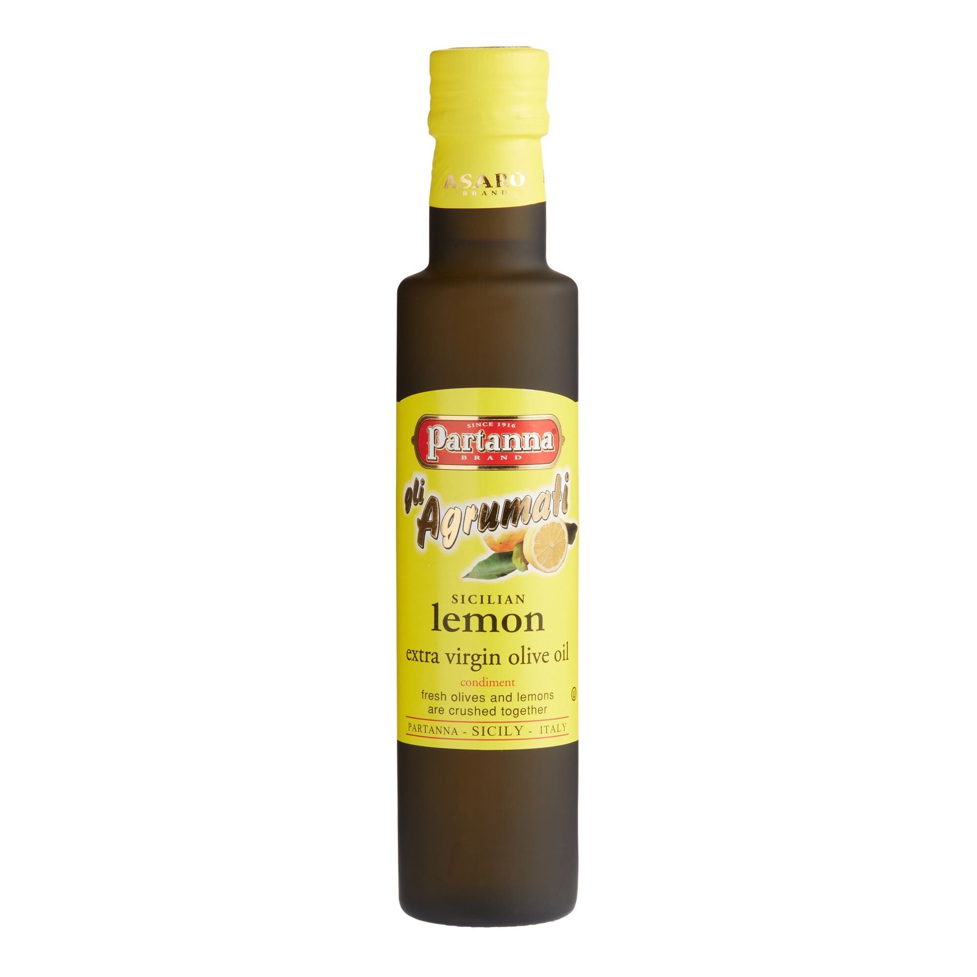 Partanna Asaro Sicilian Lemon Extra Virgin Olive Oil 250ml Pack of 2 ...