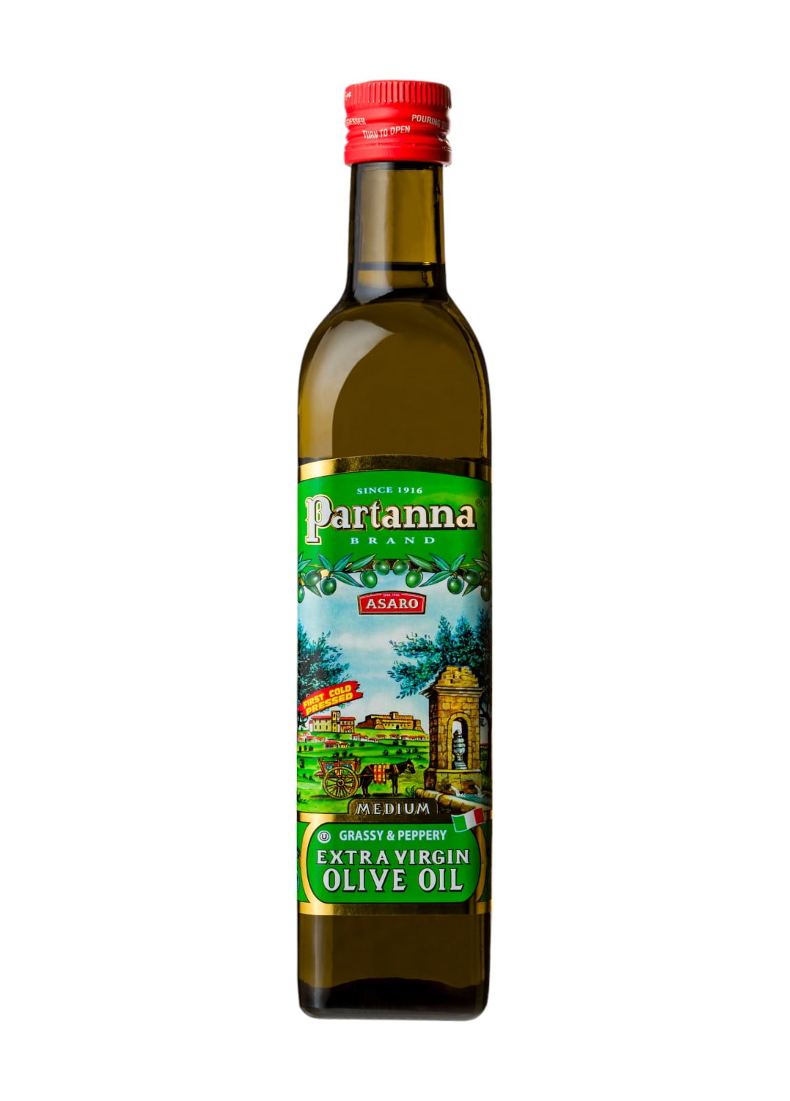 Partanna Everyday Medium Extra Virgin Olive Oil - Premium Castelvetrano ...