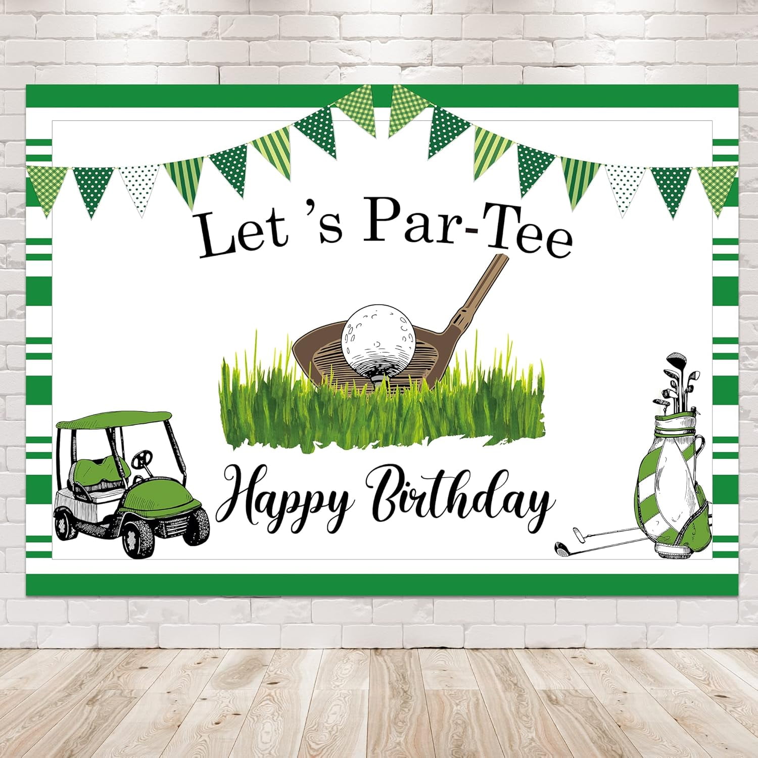 Let's Partee Golf Theme for Birthday Party Backdrop Photography Parties ...