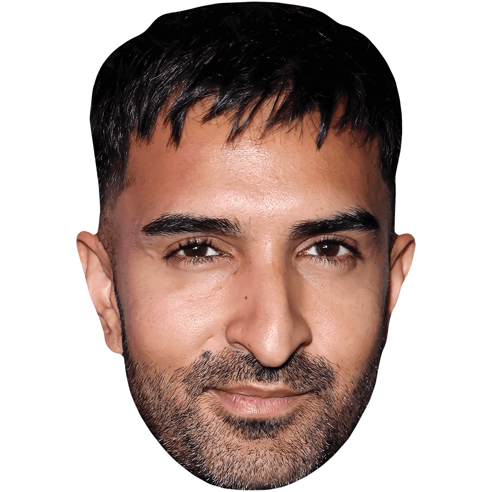 Parth Thakerar (Stubble) Big Head. Larger than life mask. - Walmart.com