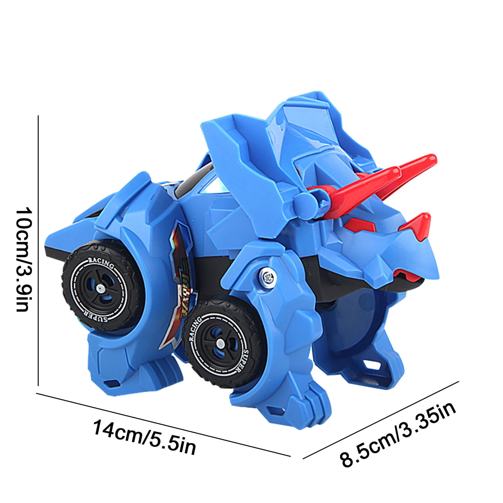 Partheme Novelty Toys 1 Counts 2PC Transforming Dinosaur Toys Dinosaur ...