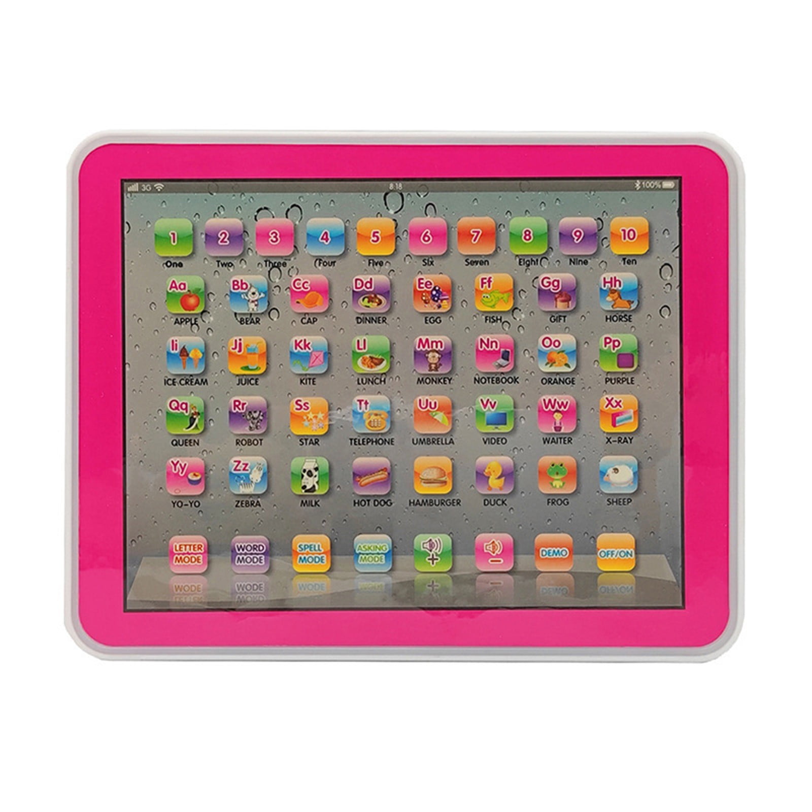 Partheme Novelty Toys 1 Counts Kids Tablet Boys Learning Pad With LED ...