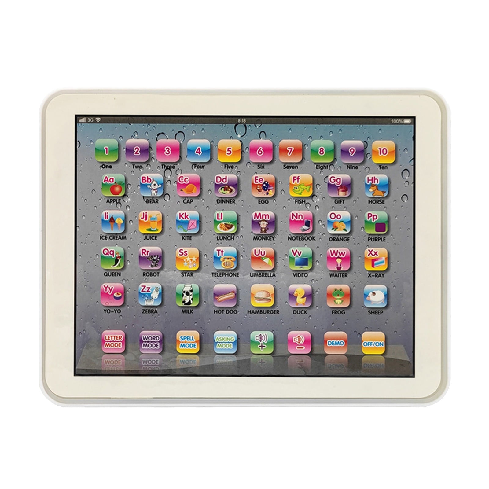 Partheme Novelty Toys 1 Counts Kids Tablet Boys Learning Pad With LED ...