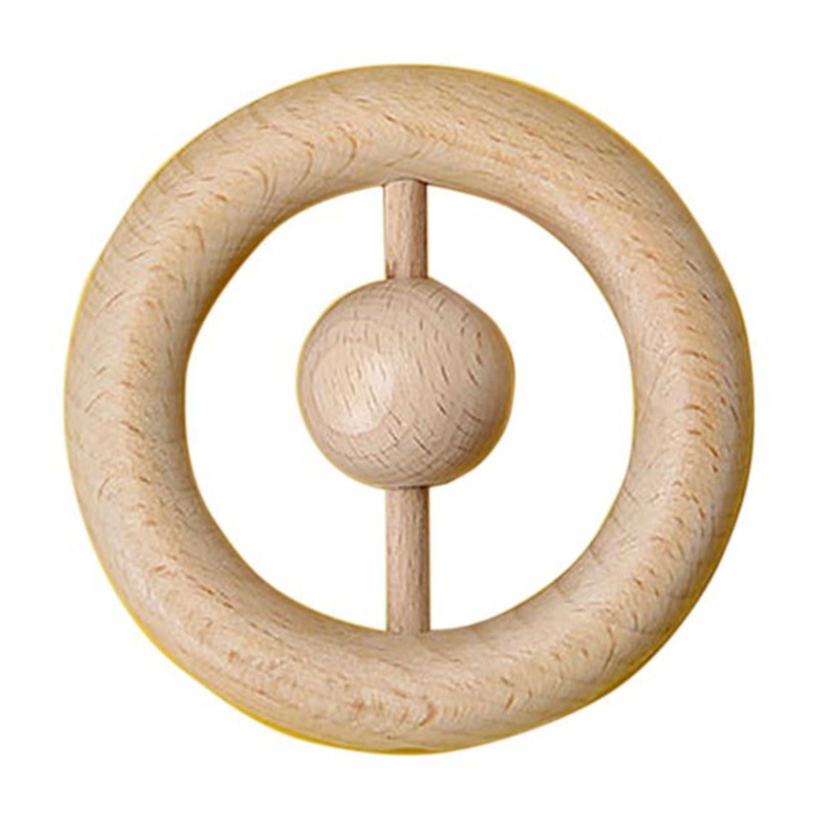 Partheme Novelty Toys 1 Counts Natural Wooden Baby Rattle Toy For ...