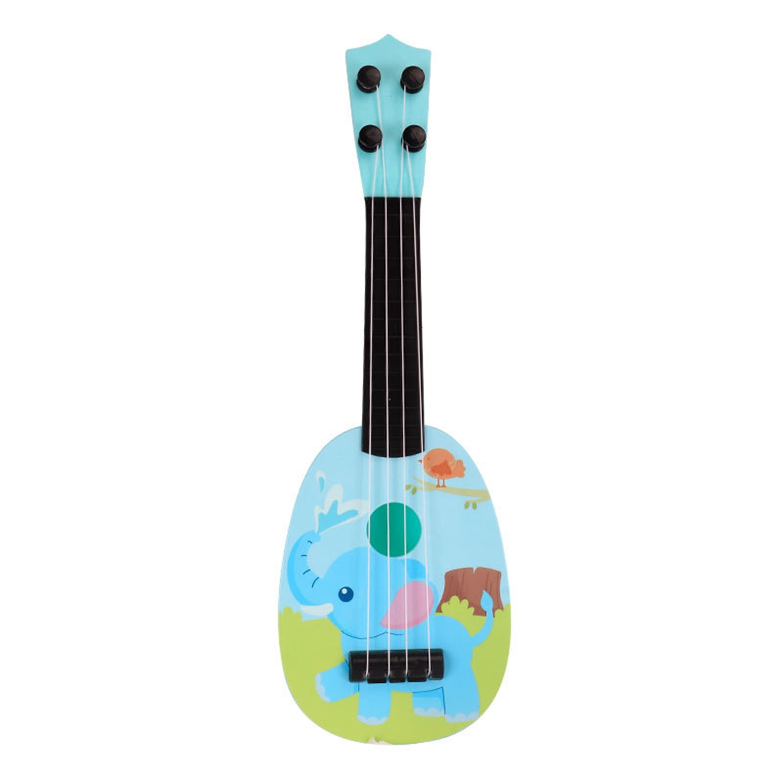 Partheme Novelty Toys 2 Counts Guitar Ukulele Mini Wood Grain Guitar ...